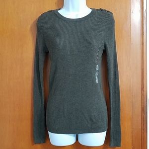 Hippie Rose | Sweaters | Nwt Knox Rose Lace Up Shoulder Ribbed Sweater ...